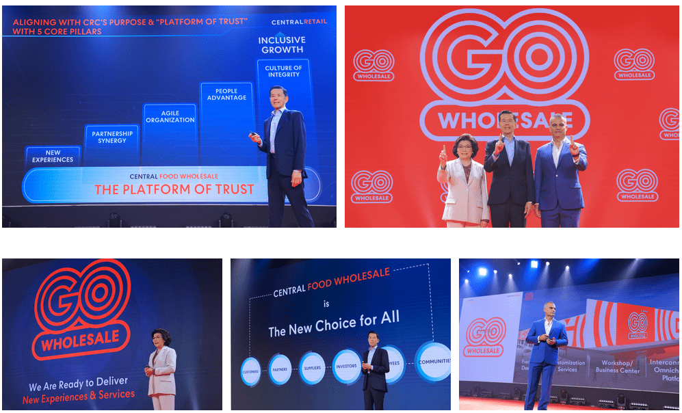 ภาพบรรยากาศ CRC เปิดตัวธุรกิจใหม่ “GO Wholesale” - Central Food Wholesale